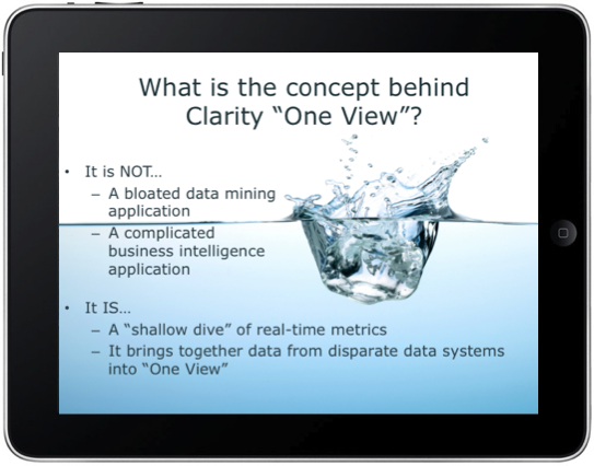 Mobile One View for Real-time Supply Chain KPIs | Sage Clarity